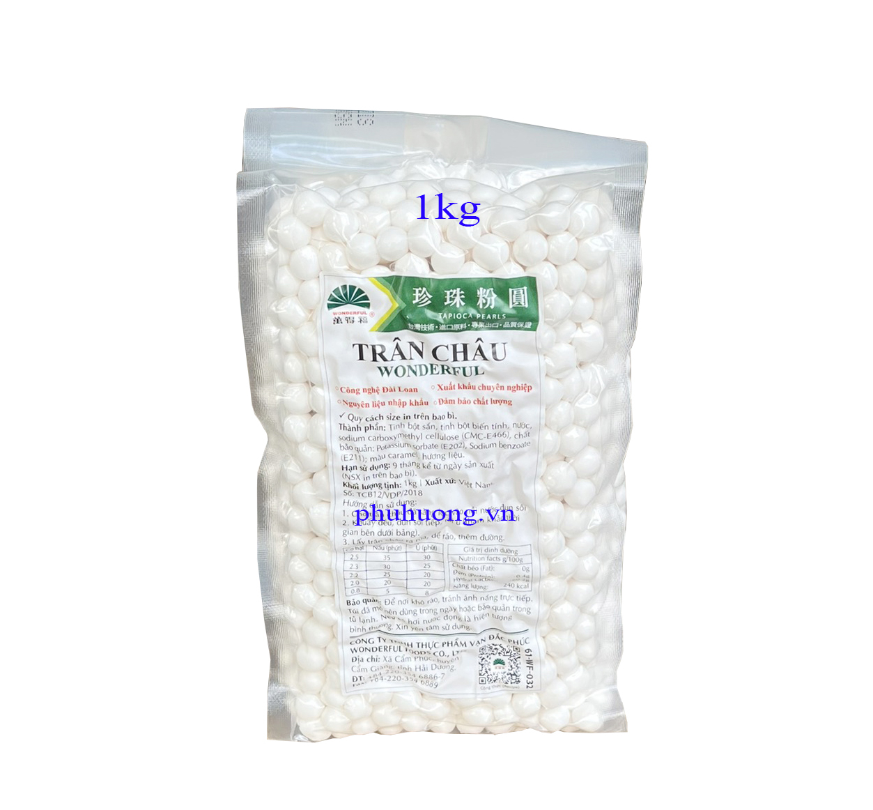 Trân châu Wonderfull trắng 1kg